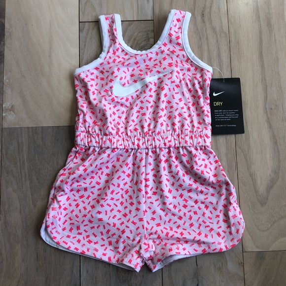 Nike | Shirts & Tops | Girls Nike Drifit Romper | Poshmark